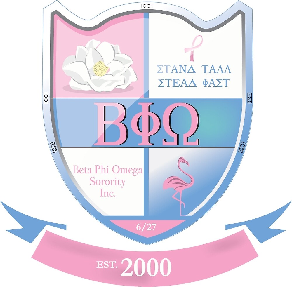 "Beta Phi Omega Sorority, Inc - Crest/Sheild" by lanierimages | Redbubble
