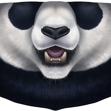 "Giant Panda Face" Mask for Sale by SidianArts | Redbubble