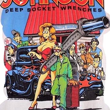"big johnson" Sticker for Sale by Mr. design | Redbubble