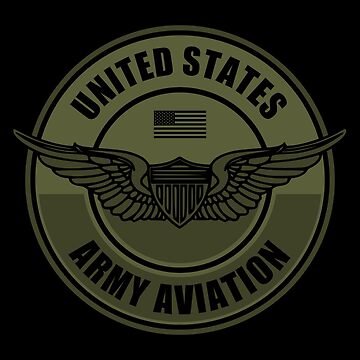 "US Army Aviation Wings Patch" Sticker for Sale by FireMission45 ...