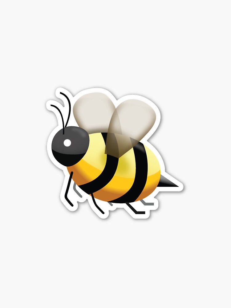 "Biene Emoji" Sticker von kaitlintaylaa | Redbubble