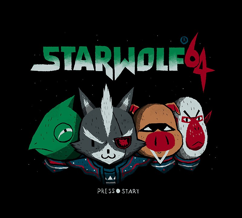 "star wolf 64" by louros | Redbubble