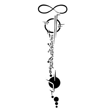 "Lexa’s back tattoo" Sticker for Sale by michalsaitowitz | Redbubble