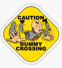 Crash Test Dummy: Stickers | Redbubble