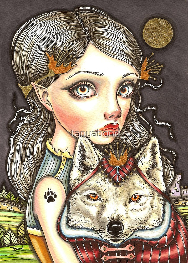 "Princess Elaine and Thibault the Fearless" by tanyabond | Redbubble