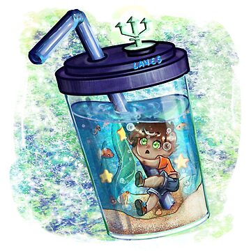 "Chibi Percy Jackson in a bottle" Sticker by LayesMayneur | Redbubble
