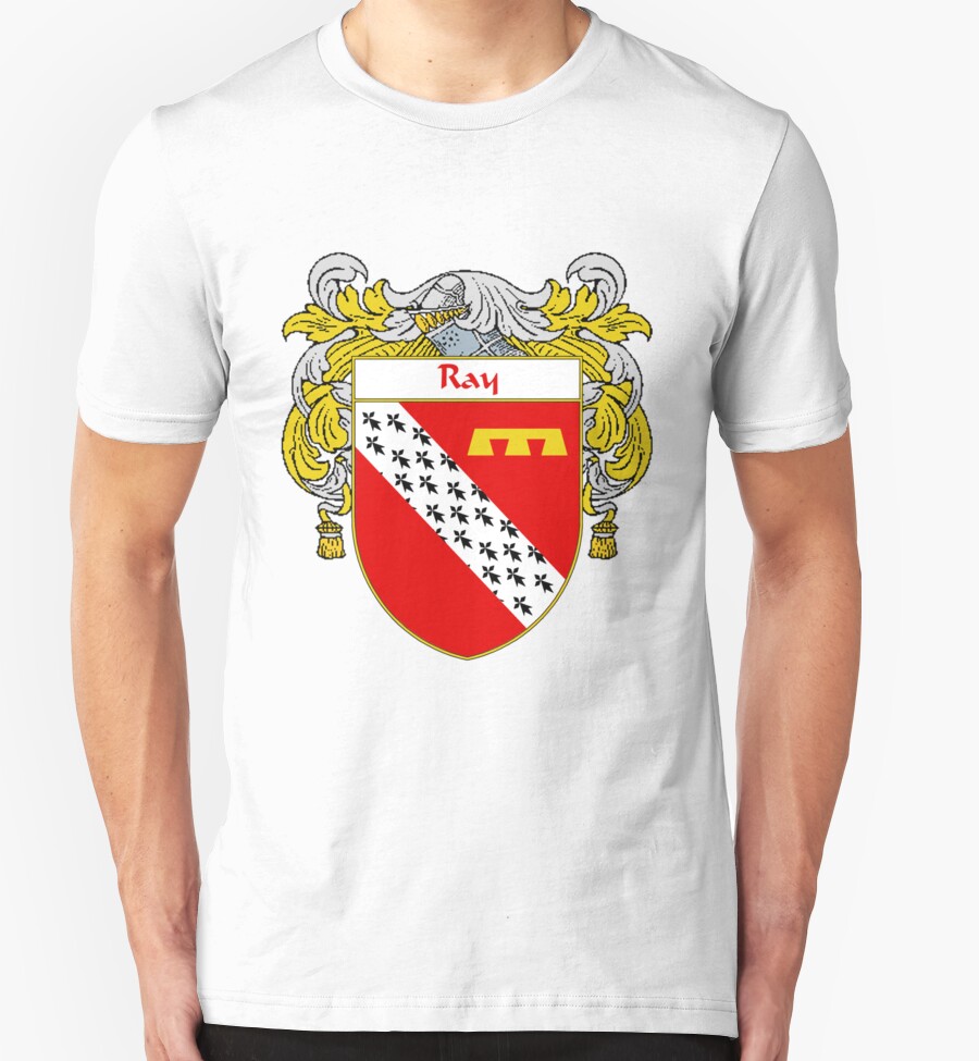 "Ray Coat of Arms / Ray Family Crest" T-Shirts & Hoodies by William ...