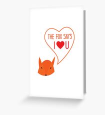 Fox: Greeting Cards | Redbubble