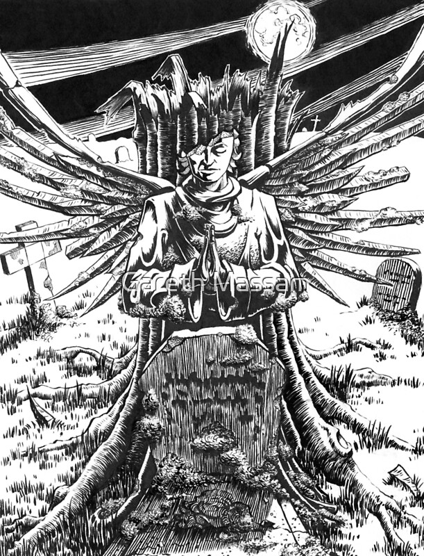 "The Graveyard Book - The Ghoul Gate" by Gareth Massam | Redbubble