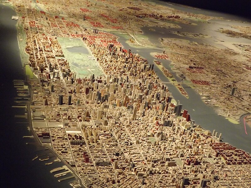 "New York City Panorama, Scale Model of New York City, Queens Museum ...