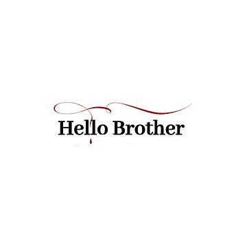 Pegatina con la obra «Hello Brother tvd» de tiedyeforcanada | Redbubble