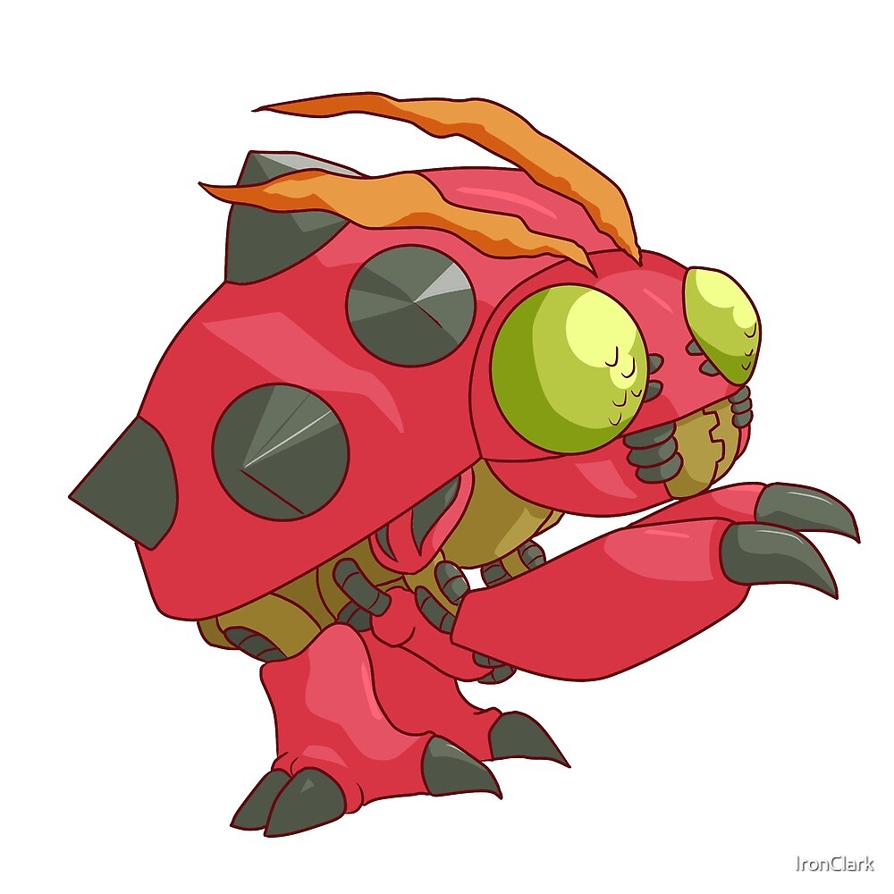 "Tentomon Sticker" by IronClark | Redbubble