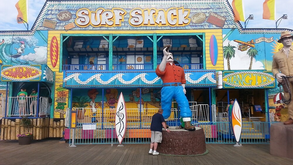 "Surf Shack Fun House Paul Bunyon" by SeikoZoorhess | Redbubble