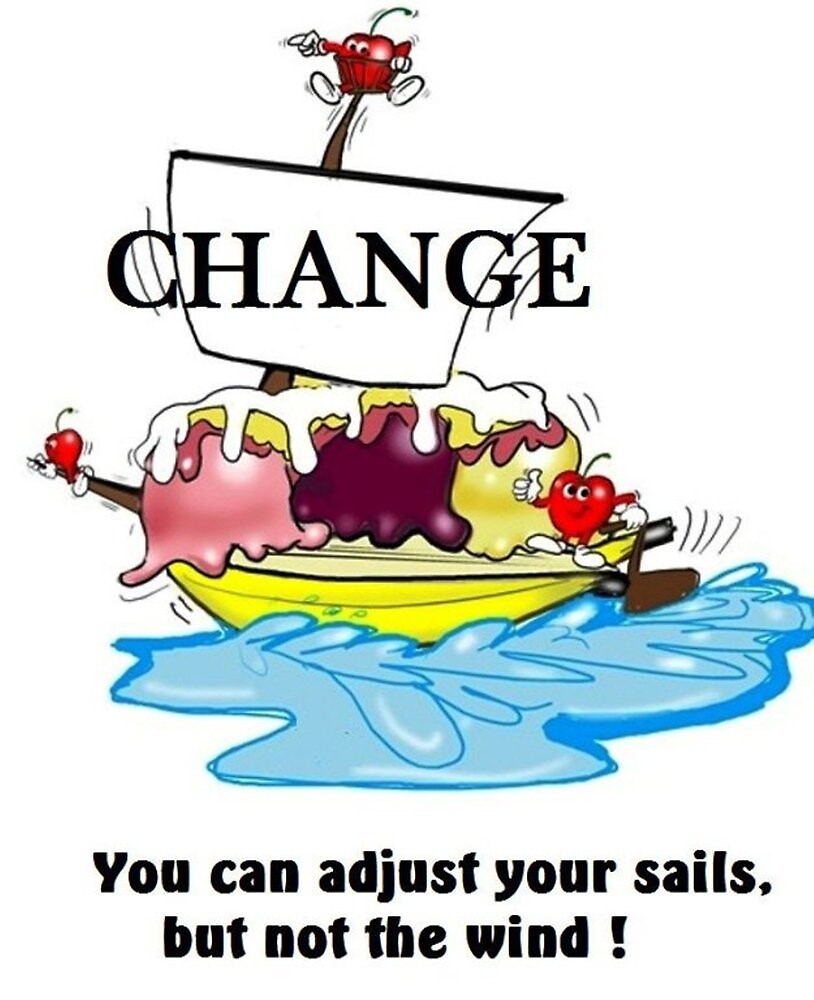 "CHANGE CARTOON QUOTE" by InspireCartoons | Redbubble