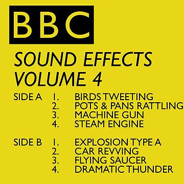 "BBC Sound Effects Volume 4" Photographic Print for Sale by ...