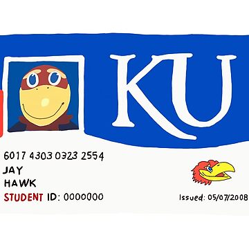 "KU id " Sticker for Sale by sofirb | Redbubble