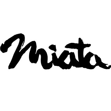 "Mazda Miata Logo/Emblem" Sticker for Sale by Grove | Redbubble