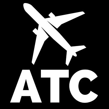 "ATC (Air Traffic Controller)" Sticker for Sale by jetmike | Redbubble