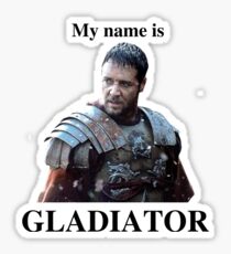 Gladiator: Stickers | Redbubble