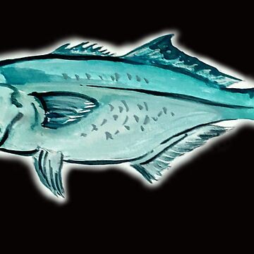 "Bluefish" Sticker for Sale by chloepenguin | Redbubble