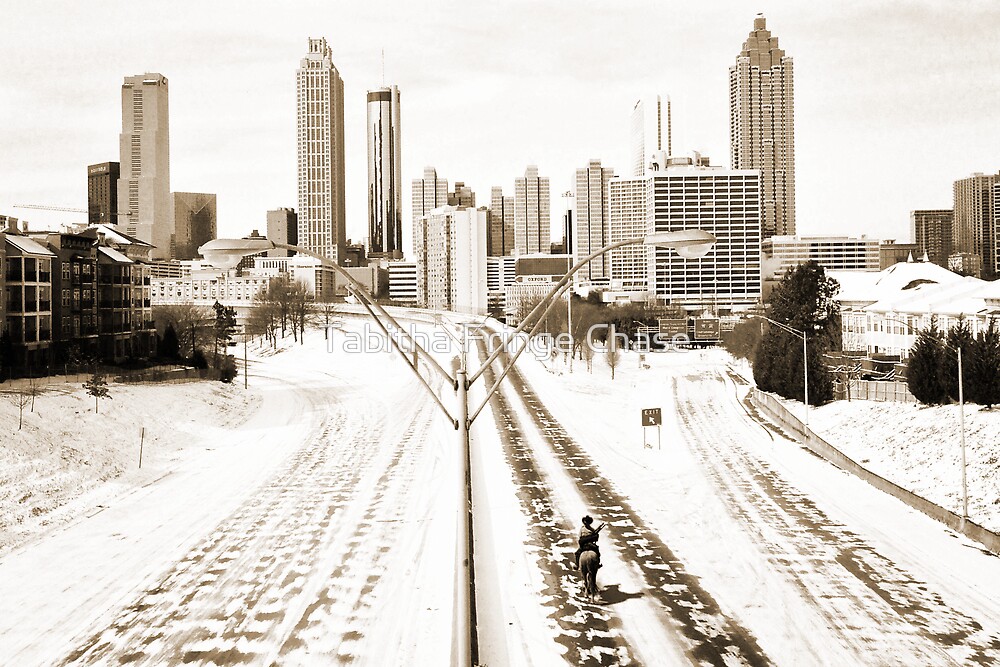 "Atlanta Snowpocalypse 2014 - Rick Grimes on Freedom Parkway" by ...