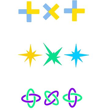 "TXT Logo Set Stickers" Sticker for Sale by pignas-shop | Redbubble