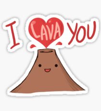 I Lava You: Stickers | Redbubble