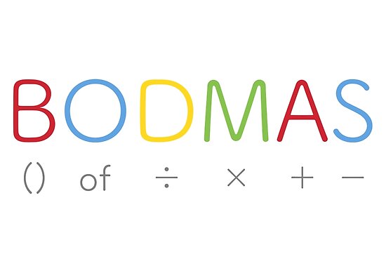 "BODMAS - Math Rules" Posters by funmaths | Redbubble
