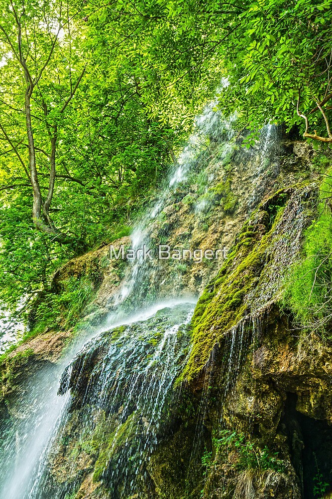 "Bad Urach Waterfall, Southern Germany" by Mark Bangert | Redbubble
