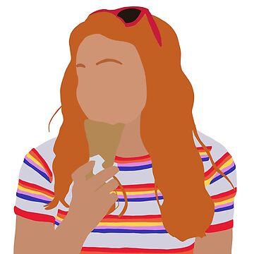 "stranger things, max" Sticker for Sale by ravidesignit | Redbubble