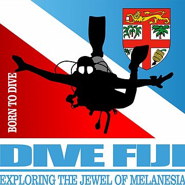 "Dive Fiji (DF2)" Sticker for Sale by curranmorgan | Redbubble