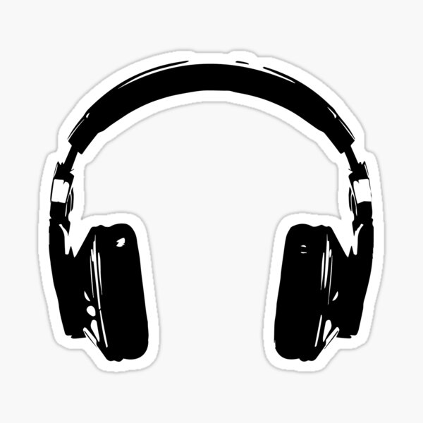 Headphone Stickers | Redbubble