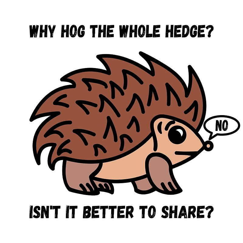 "Cute Hedgehog Saying Hedgehogs Lover Joke Gift" by MerchStudy | Redbubble