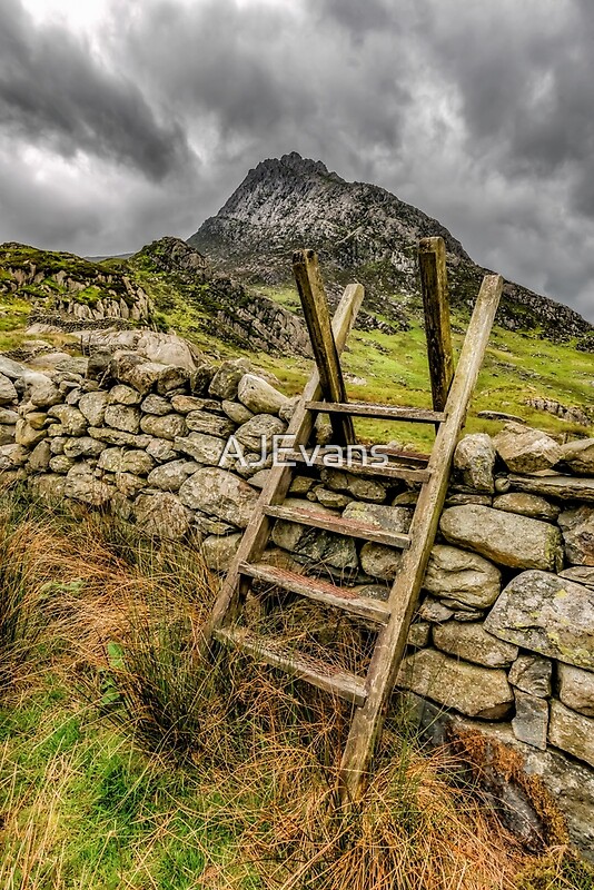 "View Of Tryfan " by Adrian Evans | Redbubble