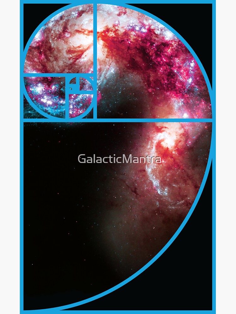 Fibonacci Spiral Galaxy