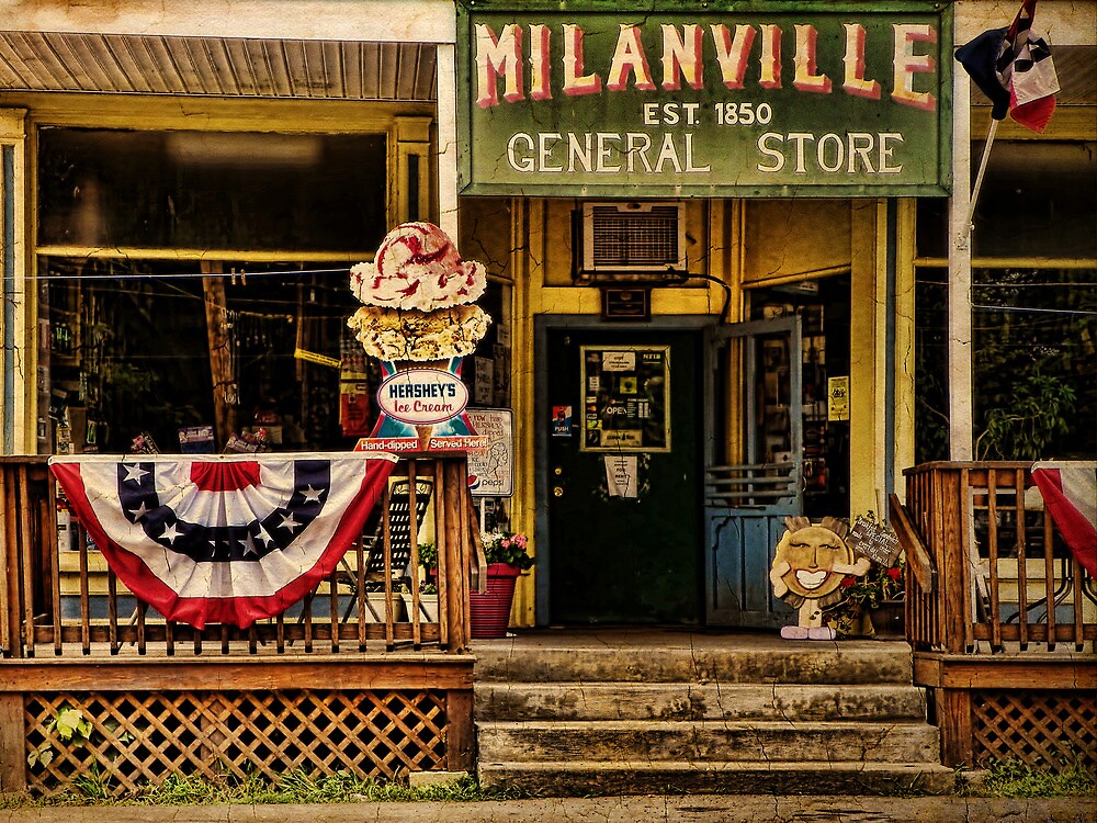 "Milanville General Store" by PineSinger | Redbubble