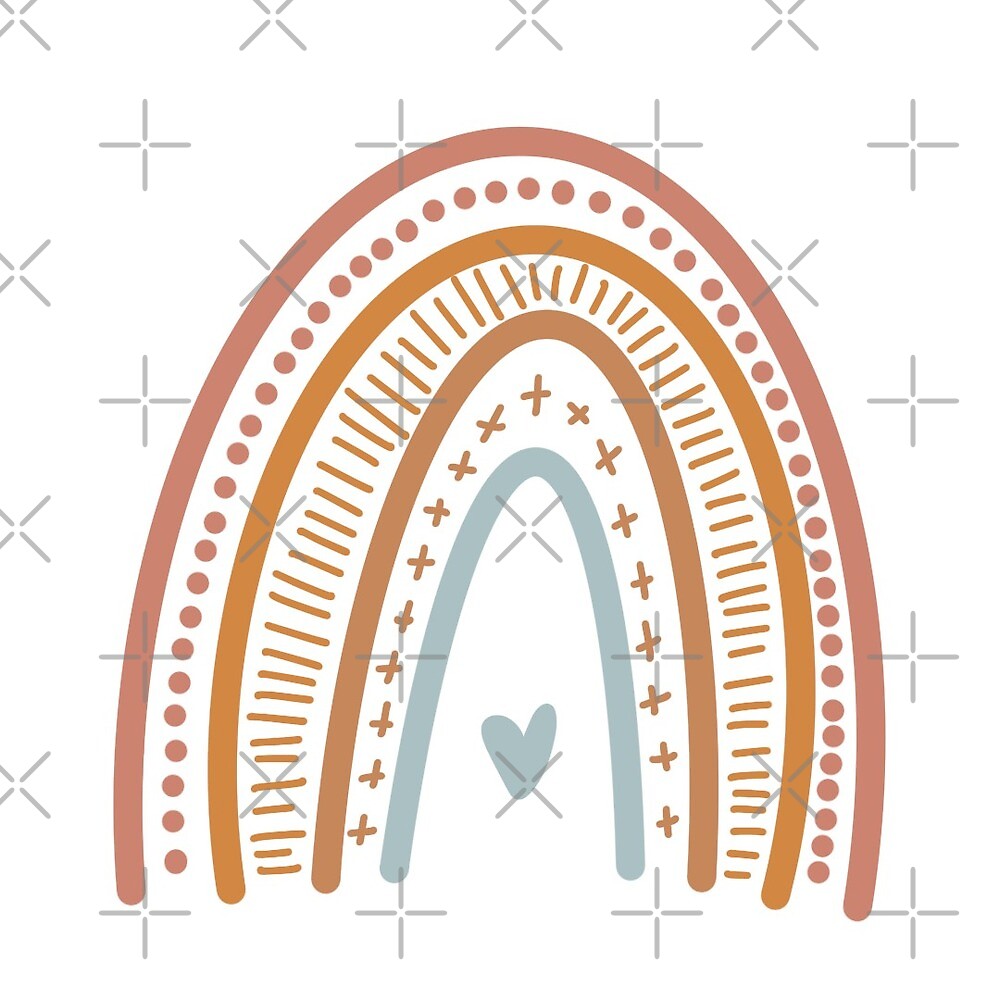 "muted rainbow love" by Morgan Williams | Redbubble