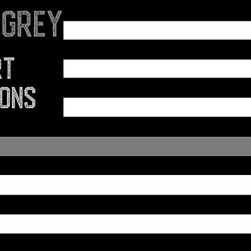 "Thin Grey Line Flag / Back The Grey" Sticker for Sale by XanderArt ...