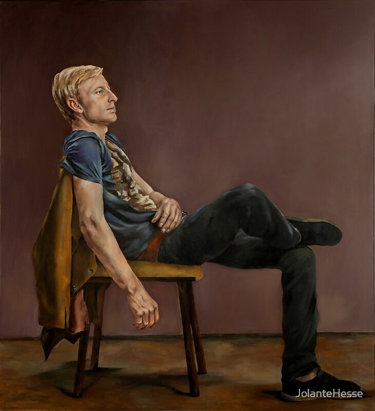 "Seated Man" by JolanteHesse | Redbubble