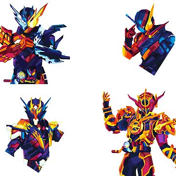 "Kamen Rider Build Pack" Sticker for Sale by desilutfiaa | Redbubble