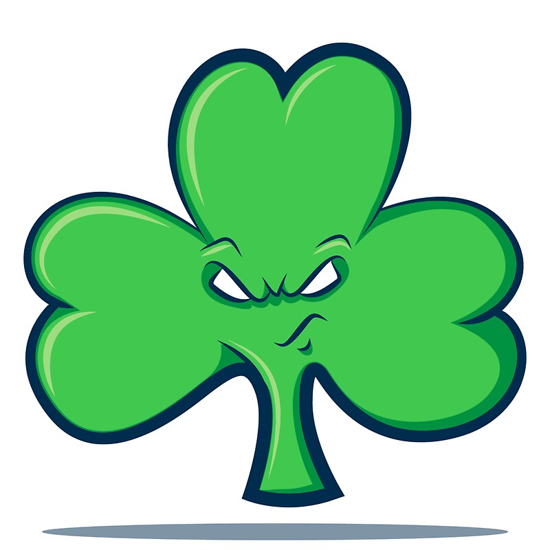 "Angry Clover" by graphicgeoff | Redbubble
