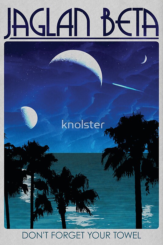 "Jaglan Beta Travel Poster" by knolster | Redbubble