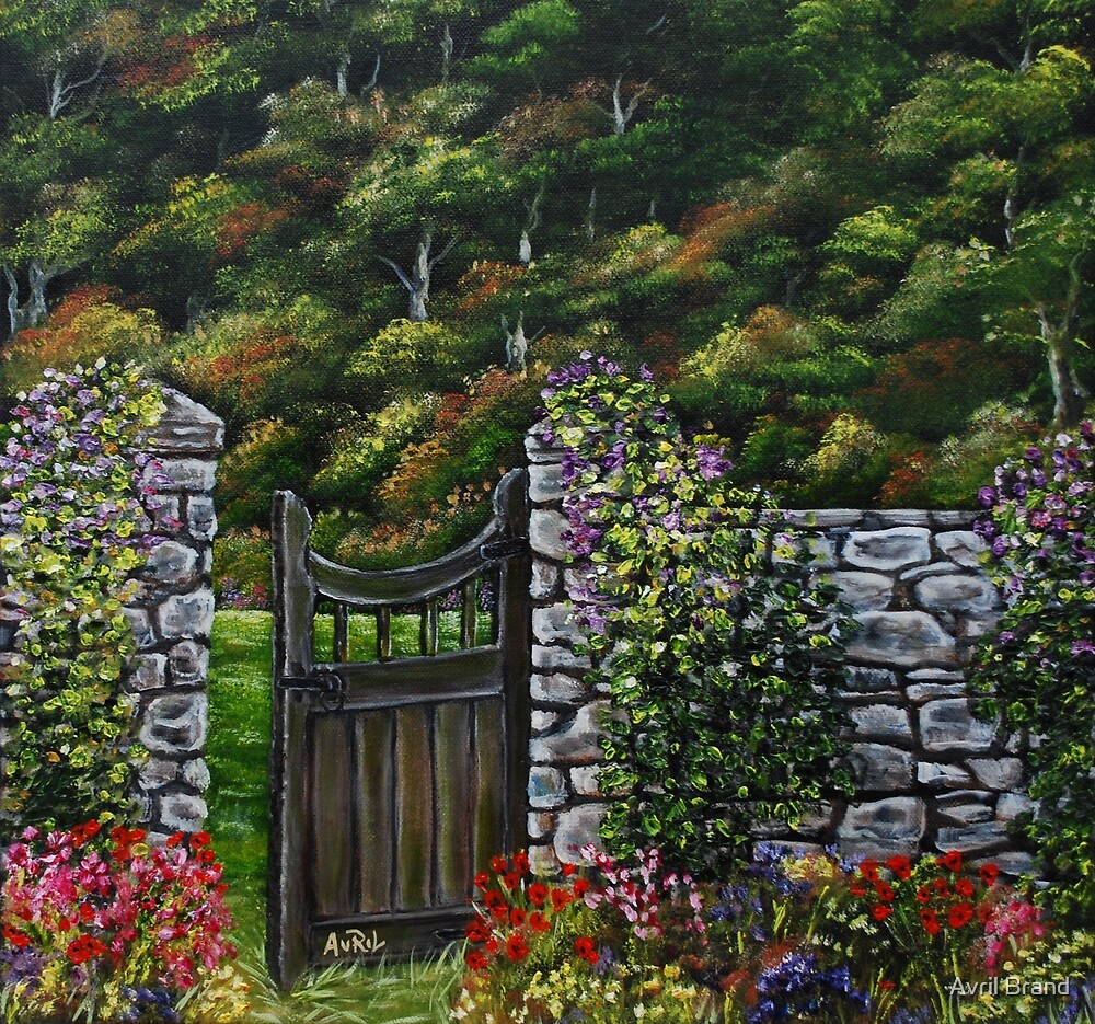 "The Gate - Oil Painting" by Avril Brand | Redbubble