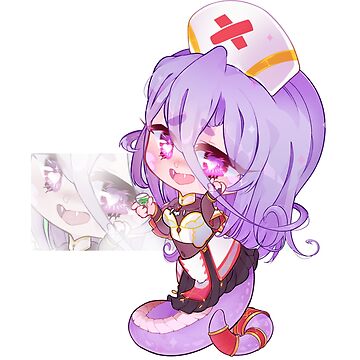 "Saphentite Monster Girl Doctor" Sticker by BubblyBlu | Redbubble