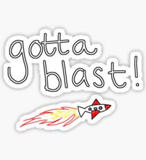 Gotta Blast Stickers | Redbubble