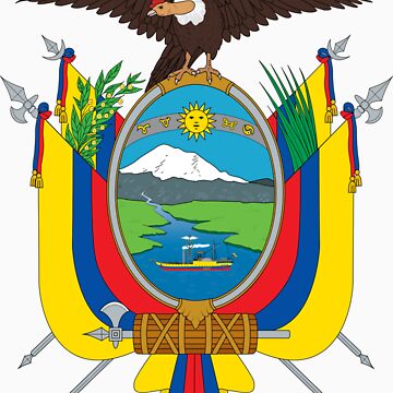"Coat of Arms of Ecuador " Sticker for Sale by abbeyz71 | Redbubble