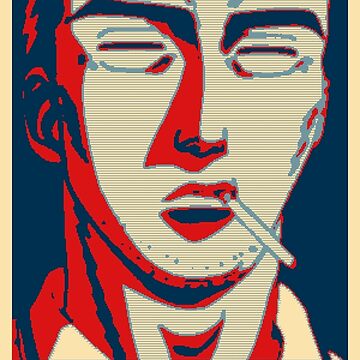 "Initial D Tofu Bunta" Sticker by Deepcale | Redbubble