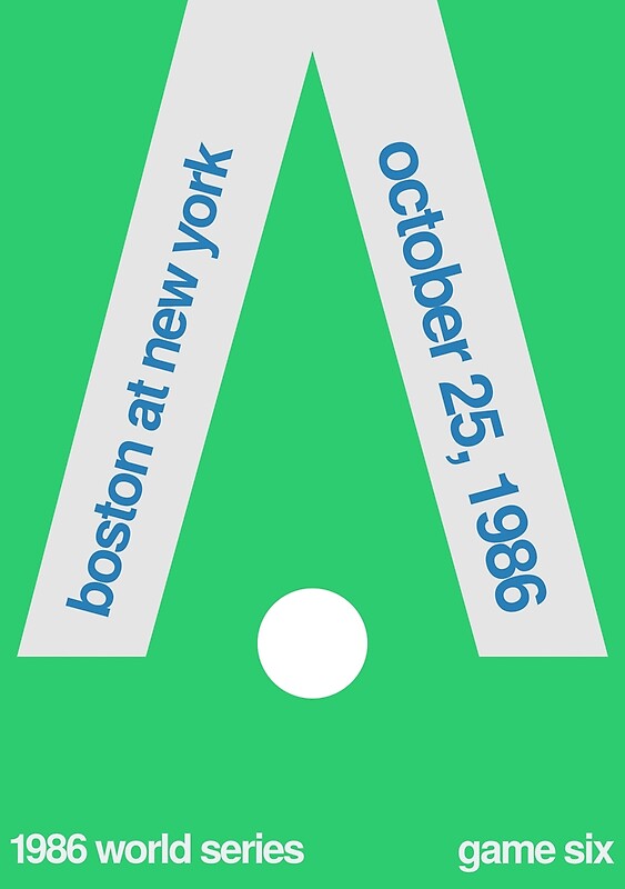 "Bill Buckner Ground Ball" by linesandcolors | Redbubble