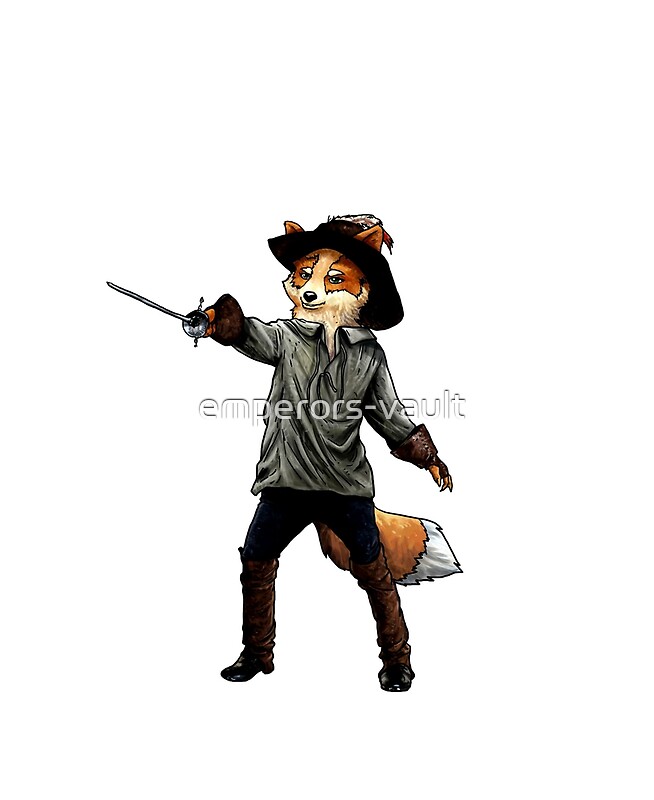 "Finnegan the Fox - Musketeer" by emperors-vault | Redbubble