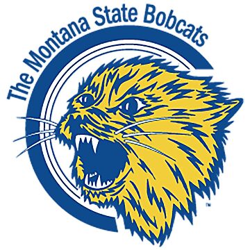 "Montana State Bobcats Throwback Logo" Sticker for Sale by ...